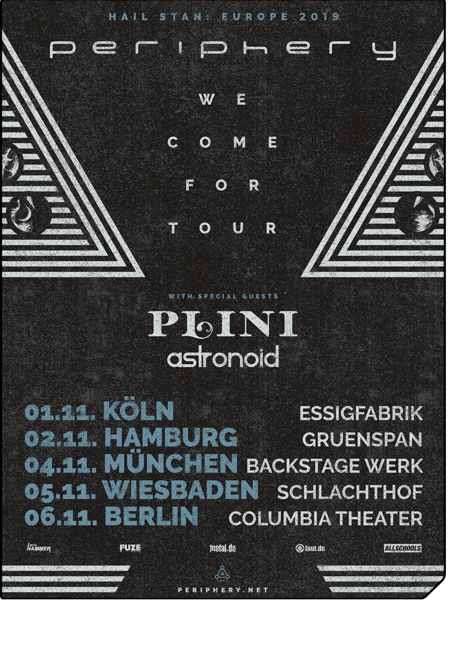 Periphery - Hail Stan Europa Tour 2019 • metal.de