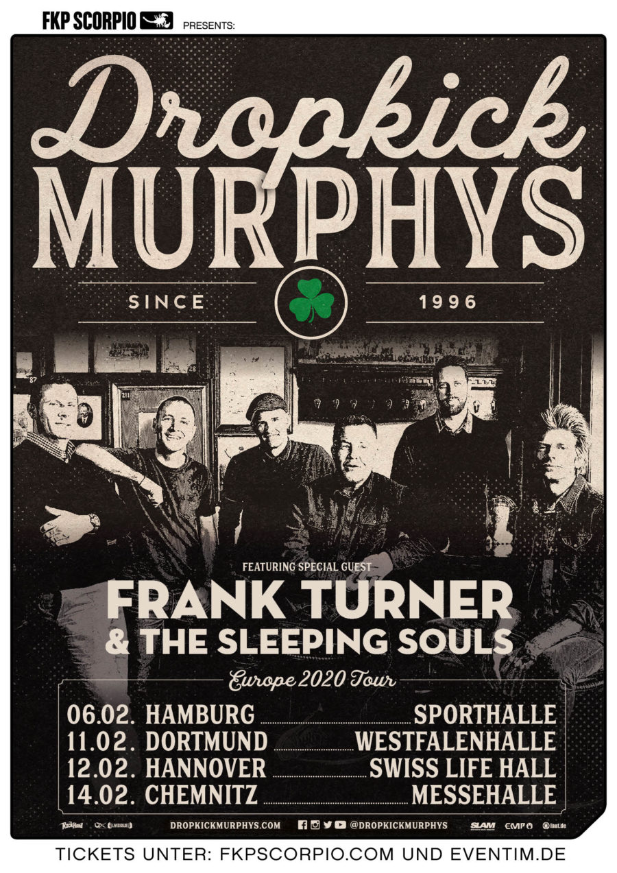 Dropkick Murphys - Europe 2020 Tour • metal.de