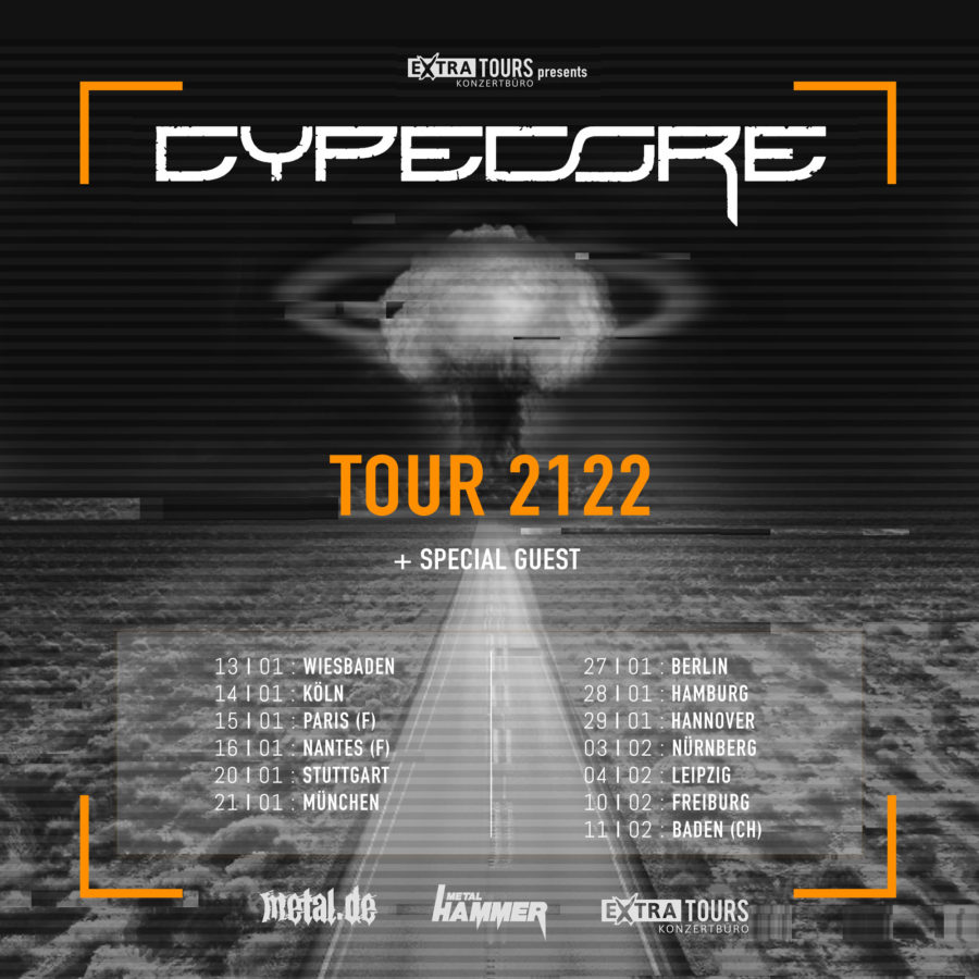 Cypecore - Tour 2122 • live & präsentiert von metal.de