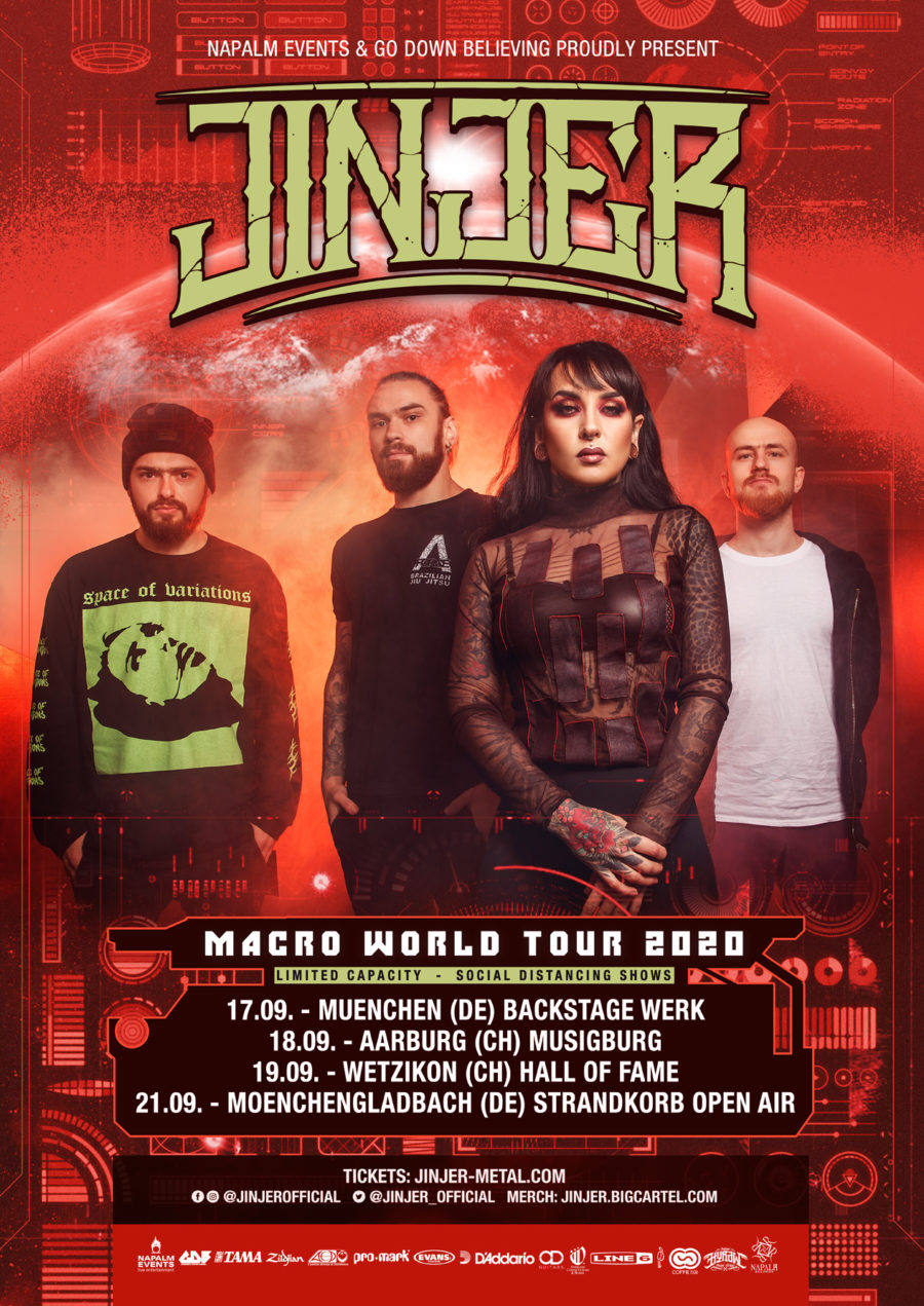 Jinjer - Macro World Tour 2020 • metal.de