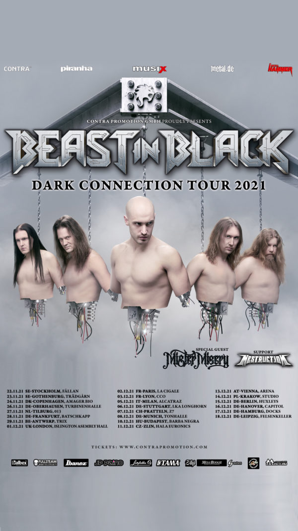Beast in Black - Dark Connection Tour 2021 • metal.de