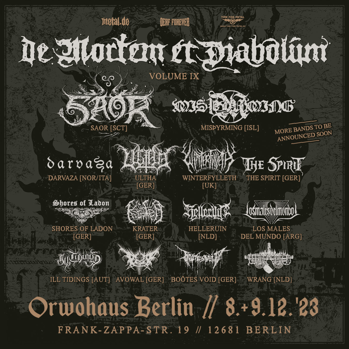 De Mortem Et Diabolum 2023 – Black-Metal-Festival in Berlin