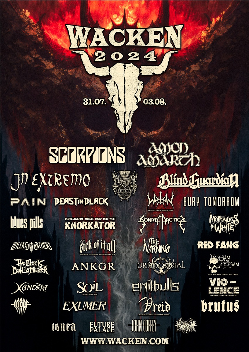 Wacken 2024 Lineup Perla Kristien Wacken 2024 Lineup Perla Kristien