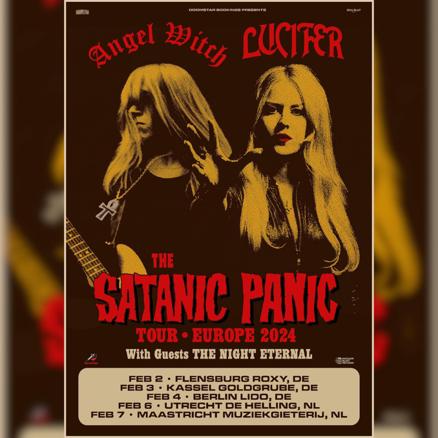 Angel Witch & Lucifer - The Satanic Panic Tour Europe 2024 • metal.de