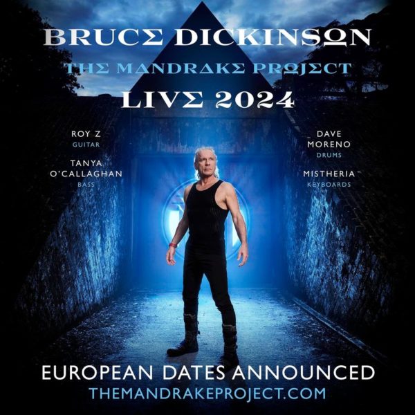 Bruce Dickinson - The Mandrake Project European Tour 2024 • metal.de