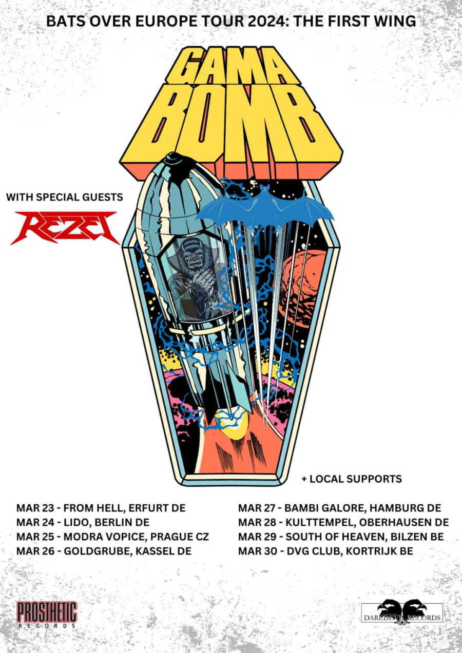 Gama Bomb - Bats Over Europe Tour 2024: The First Wing • metal.de