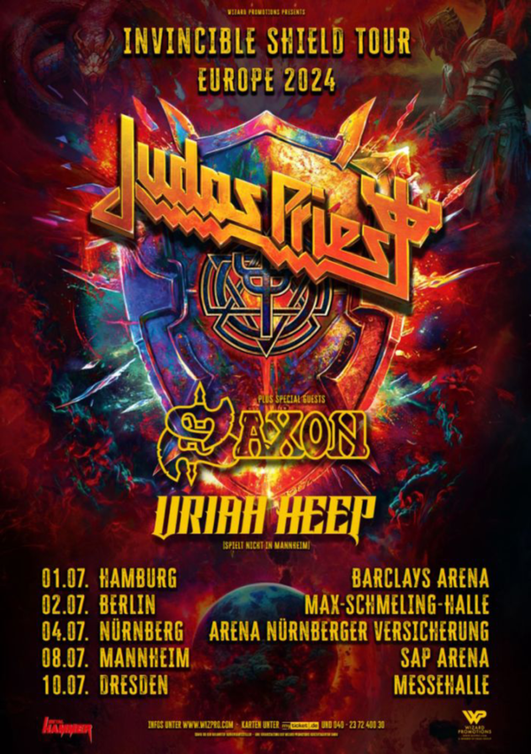 Judas Priest - Invincible Shield Tour 2024 • metal.de